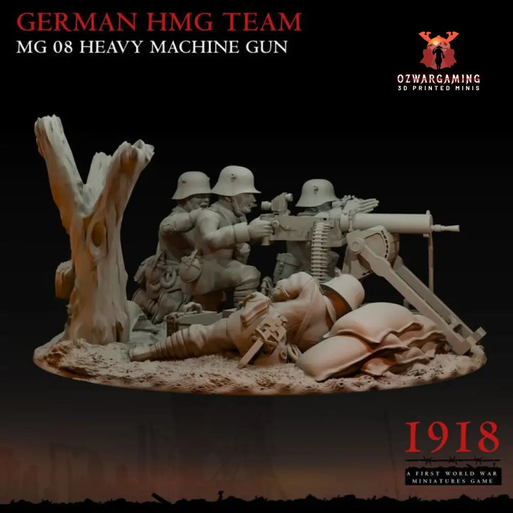 1918 German MG08 Section | Warfulcrum Games Historical WW1 Miniatures ...