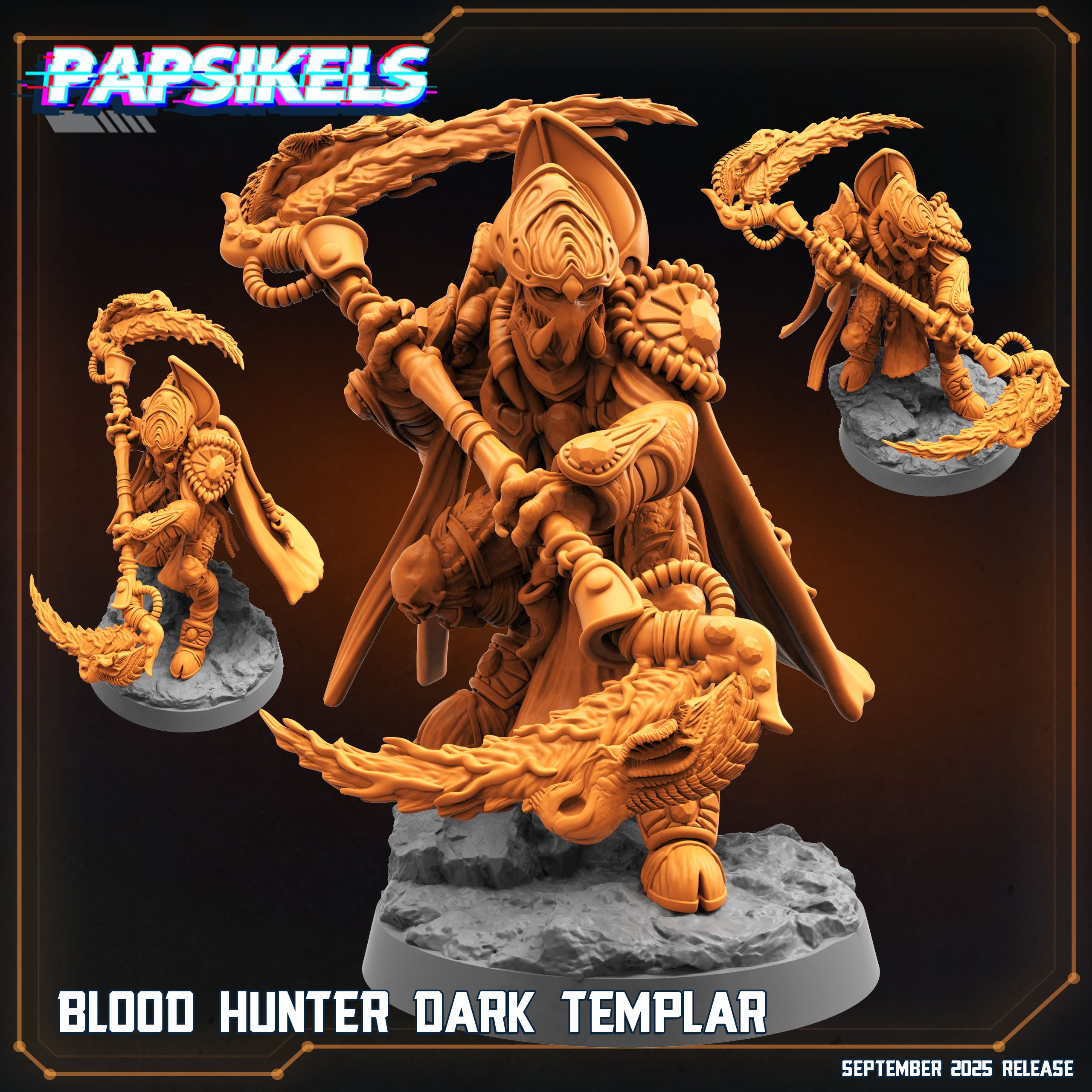 Sapients Blood Hunter Templar | Papsikels 32mm Sci Fi Miniatures ...