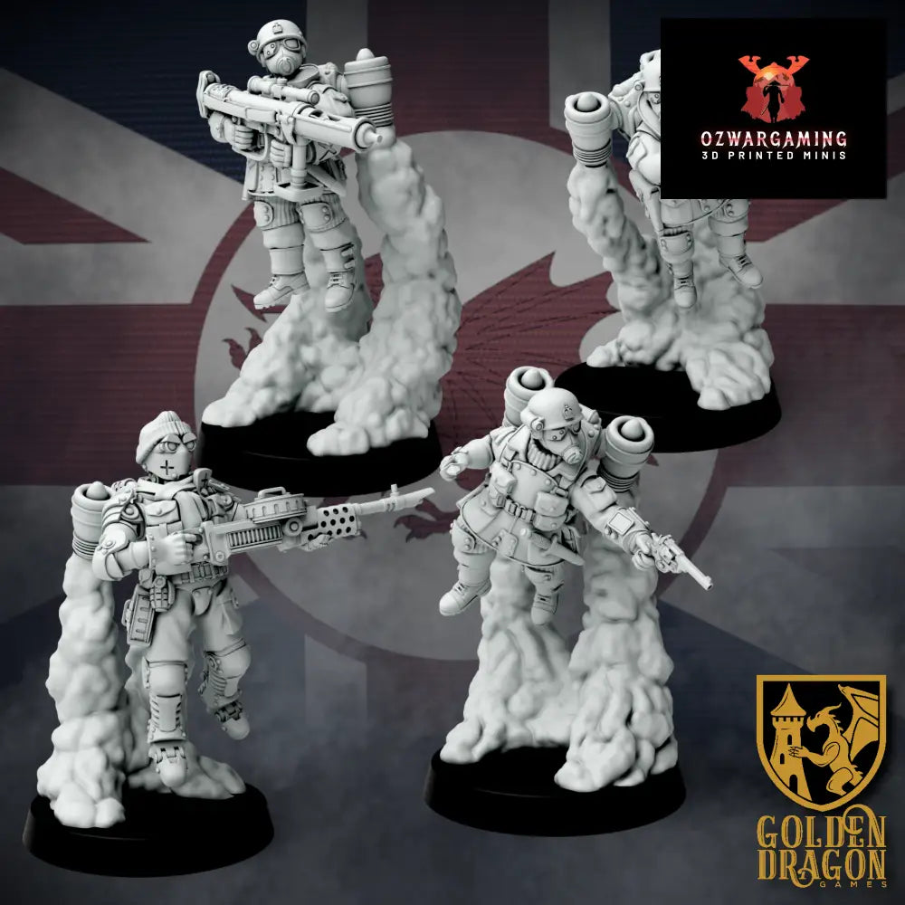 British Empire SAS Jetpacks | Golden Dragon Games Weird WW2 – OzWargaming