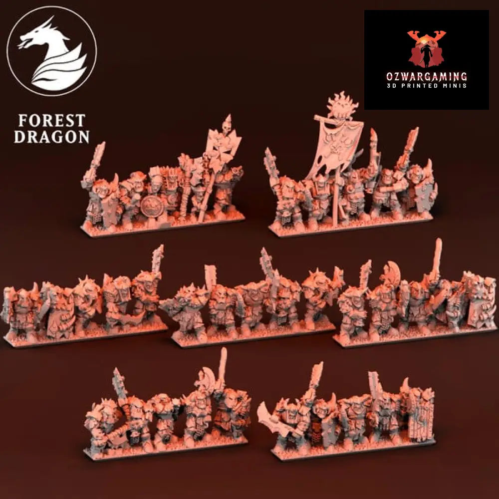 Dwarf Daemonsmith Heavy Orcs | Forest Dragon 10mm Fantasy Wargaming Mi ...