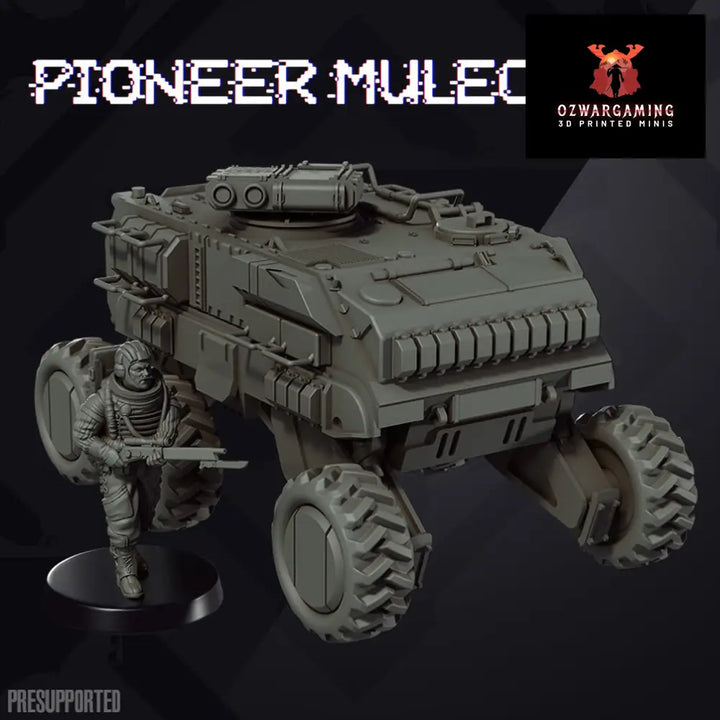 Hard Sci Fi: Pioneer Mulecraft | Skullforge Studios 32mm Wargaming Min – OzWargaming