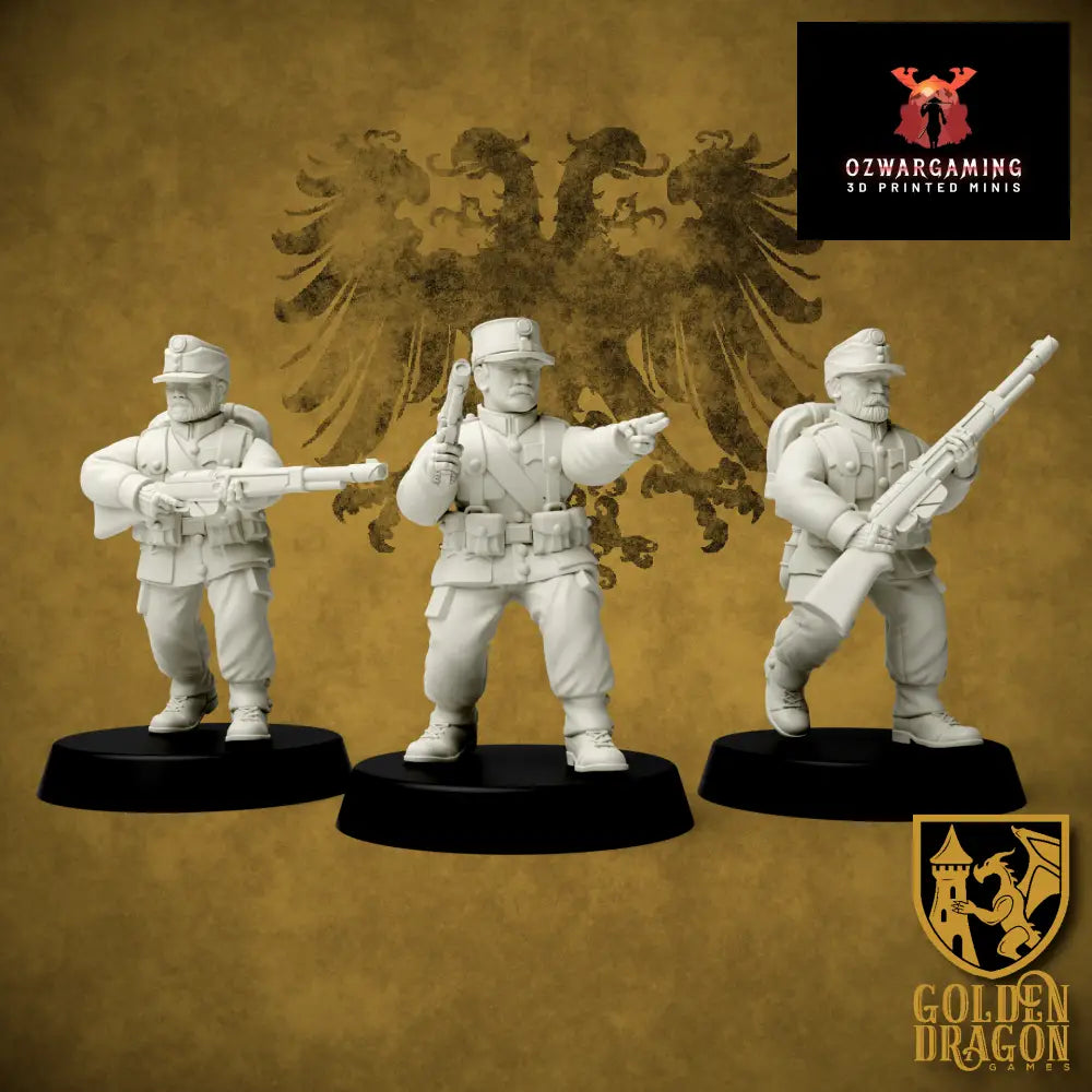 Holy Roman Empire Honved Infantry | Golden Dragon Games Weird WW2 ...