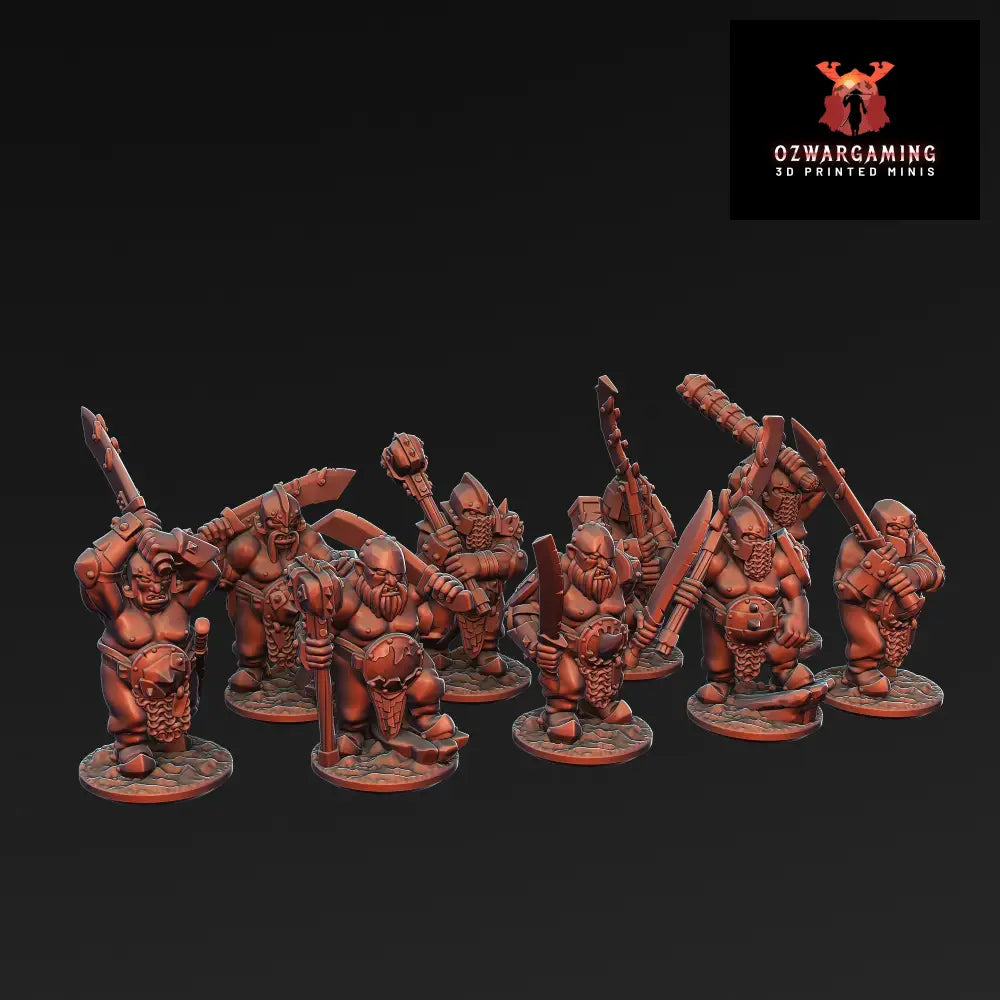 Ogre Tribes Ironguts | Greenskin Miniatures 10mm Fantasy Wargaming Min ...