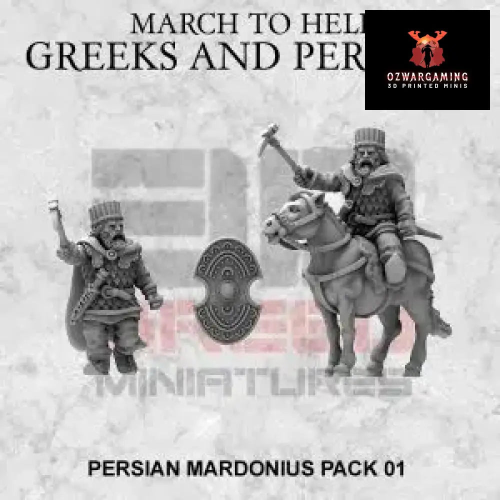 Persian General Mardonius | 3DBreed 15mm Wargaming Miniatures – OzWargaming