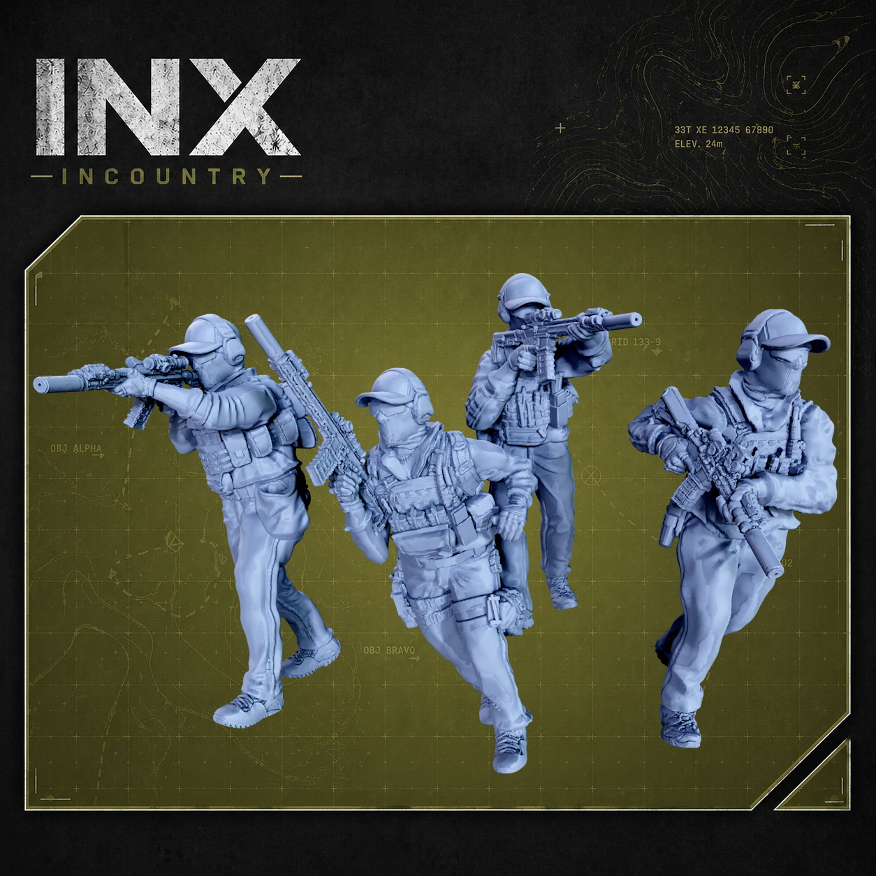 INX Incountry Legacy M4 Operators Cap | Echo Dark Studios Modern Milit ...