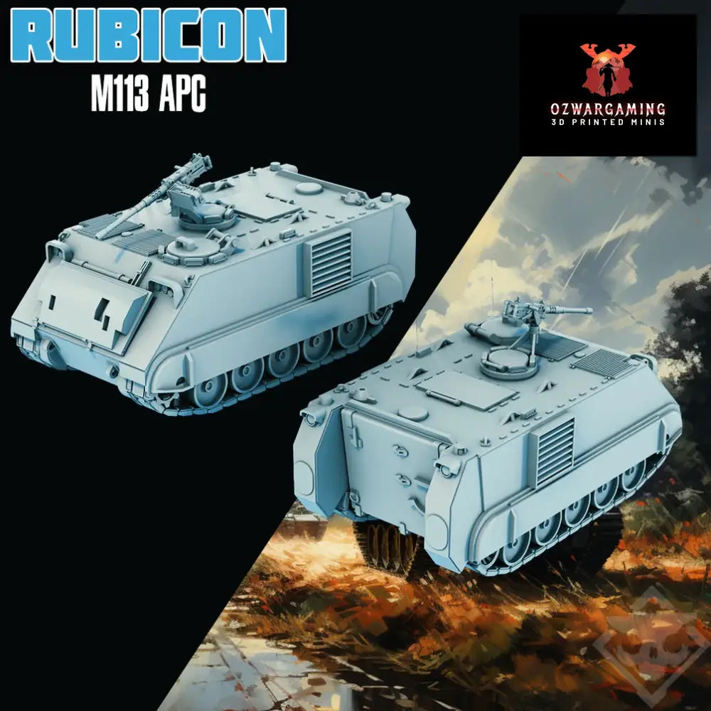 Rubicon: M113 APC | Skullforge Studios 32mm Alternate Cold War Wargami ...