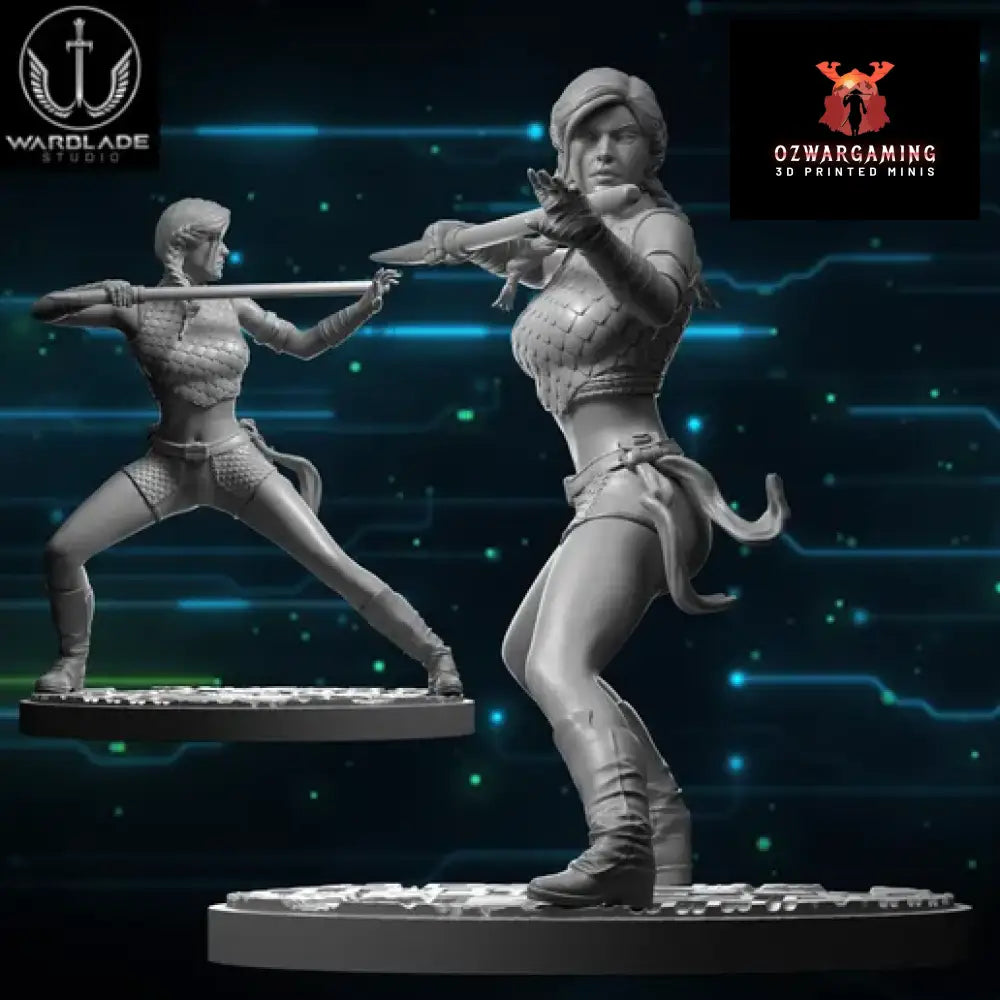 Shatter Scale Tenel Ka | Warblade Studios 40mm Miniatures – OzWargaming