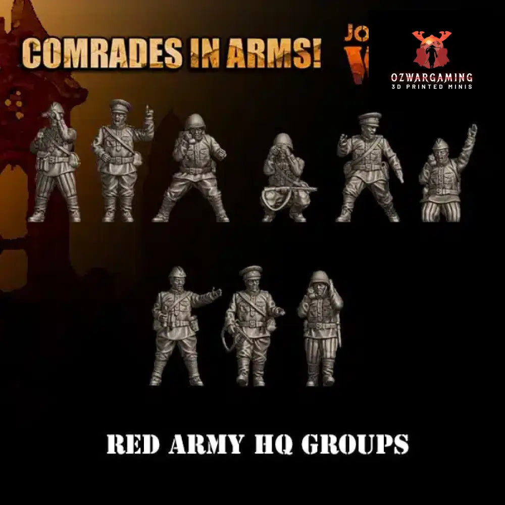 Soviet Army HQ | 3D Breed 28mm WW2 Wargaming Miniatures – OzWargaming