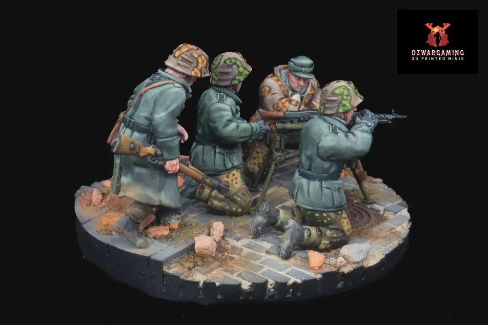 SS Charlemagne MG Team | RKX Miniatures 28mm WW2 Wargaming Miniatures ...