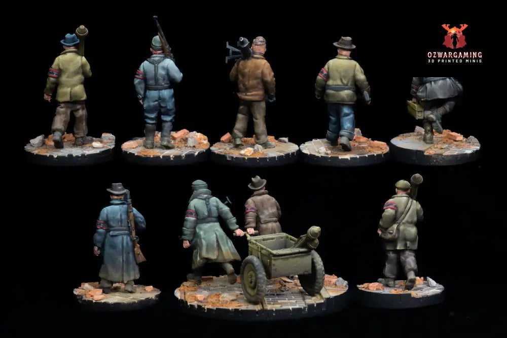Volkstruum Marching Squad | RKX Miniatures 28mm WW2 Wargaming Miniatur ...