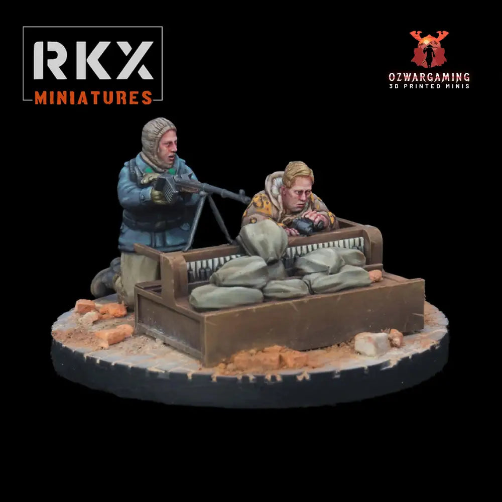 Volkstruum Panzerbuchse Team | RKX Miniatures 28mm WW2 Wargaming Minia ...