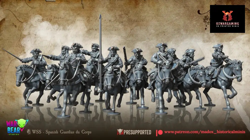 WSS Spanish Guardias du Corps | Warbear Studios 28mm Historical Wargam ...